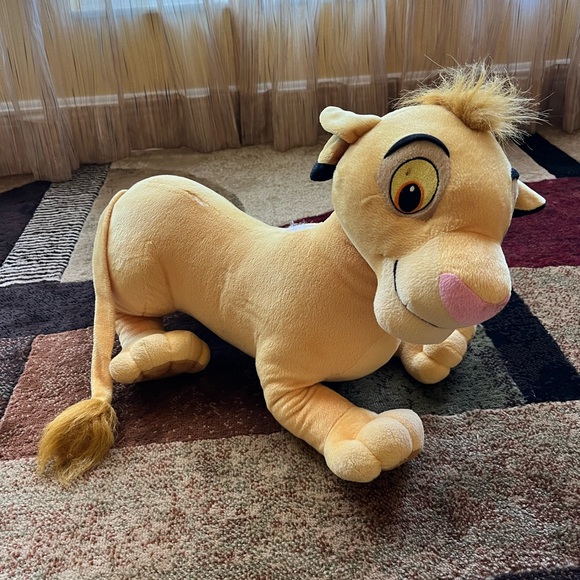 Disney | Toys | Jumbo Disneys The Lion King Simba Plush | Poshmark